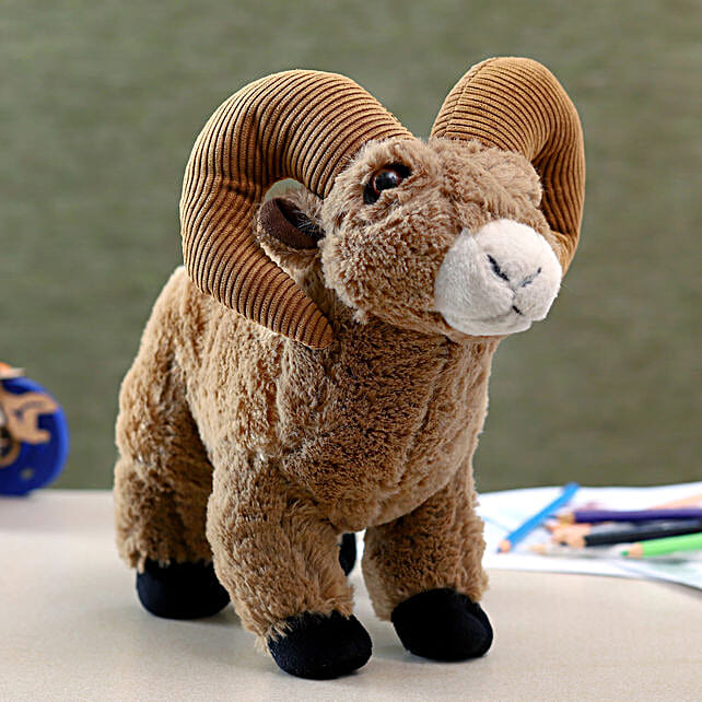 Buy/Send Wild Republic Brown Bighorn Sheep Soft Toy Online- FNP