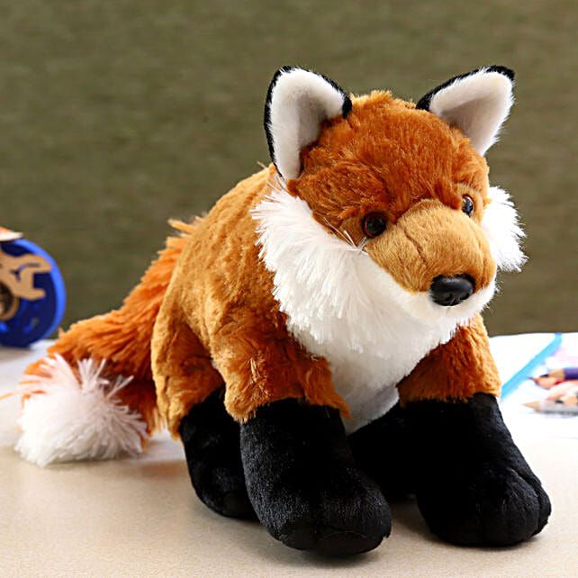 Buy/Send Wild Republic Brown Cuddly Fox Soft Toy Online- FNP