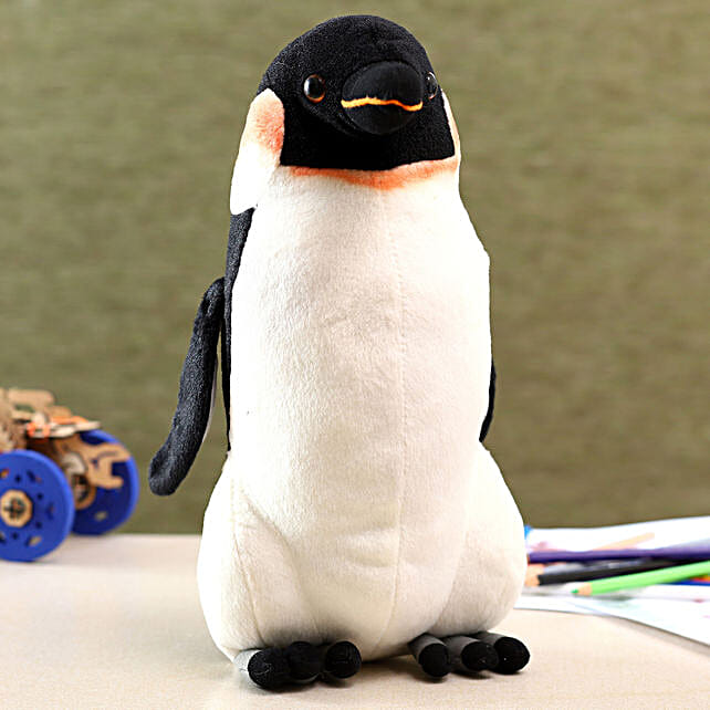 Buy/Send Wild Republic Multicoloured Emperor Penguin Soft Toy Online- FNP