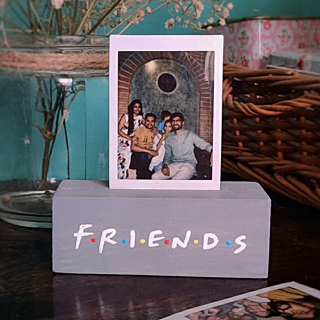 Buy/Send Friends Theme Personalised Photo Holder Frame Online- FNP