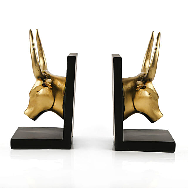 Buy/Send Bull Head Bookends Online- FNP