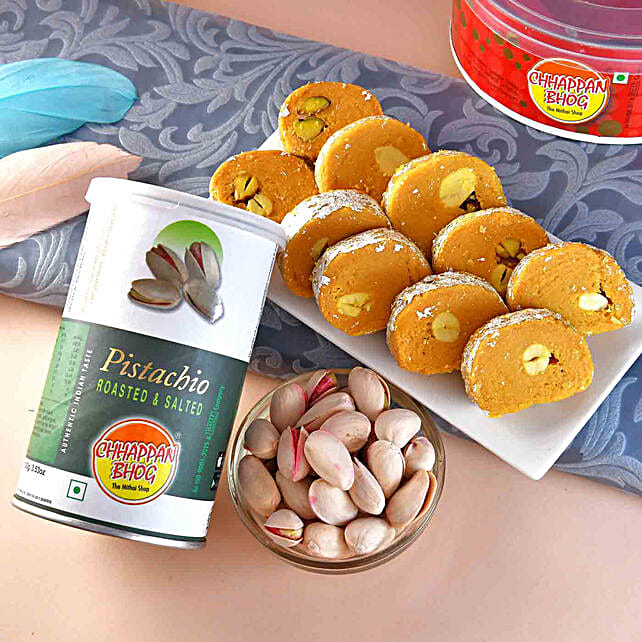 Buy/Send Batisha Slice & Pistachios Combo Online- FNP