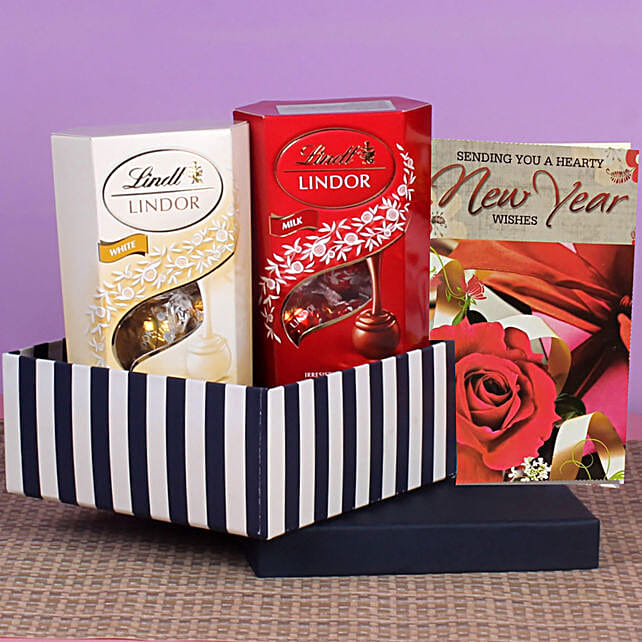 Buy/Send Happy New Year Lindt Lindor Chocolates Online- FNP