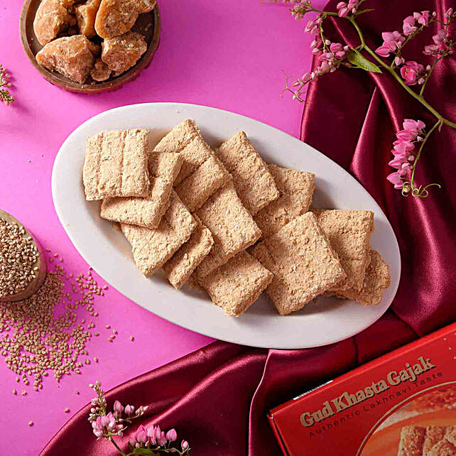 Buy/Send Chappan Bhog Gud Khasta Gajak- 400 Gms Online- FNP