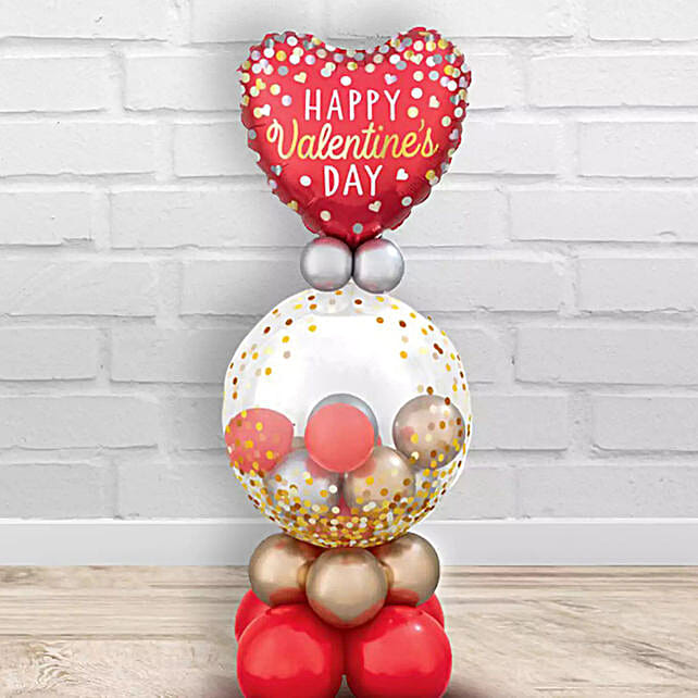 Buy/Send Valentine's Bobo Balloon Arrangement Online- FNP