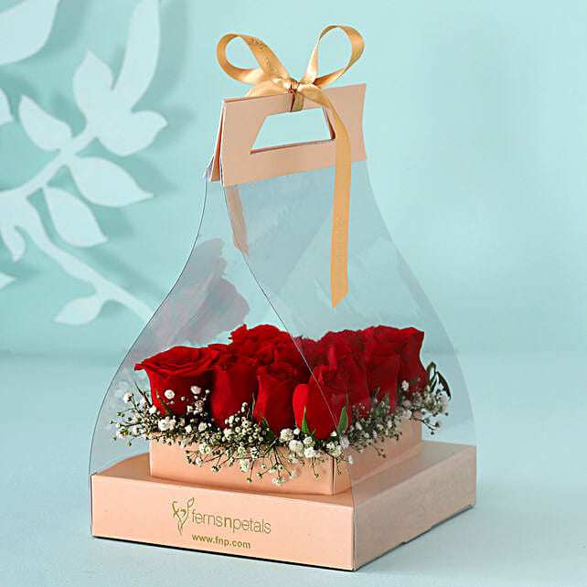 Buy/Send Ravishing Red Roses Gift Arrangement Online- FNP