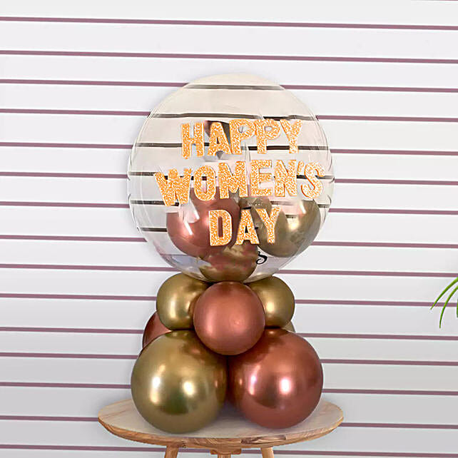 Buy/Send Classy Women's Day Balloon Arrangement Online- FNP