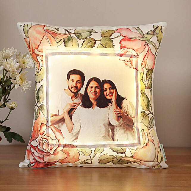 Buy/Send Mothers Day Personalised LED Cushion Online- FNP