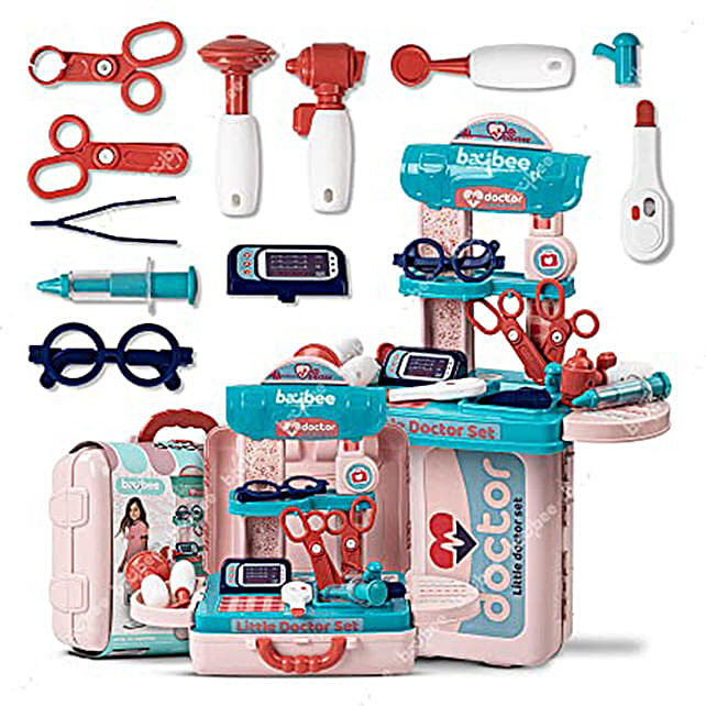 Buy/Send UrbanTots Peach Kids 20 Medical Toolkit Doctor Briefcase ...