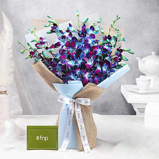 Buy/Send Gleaming Love Orchids Flower Bouquet Online- FNP