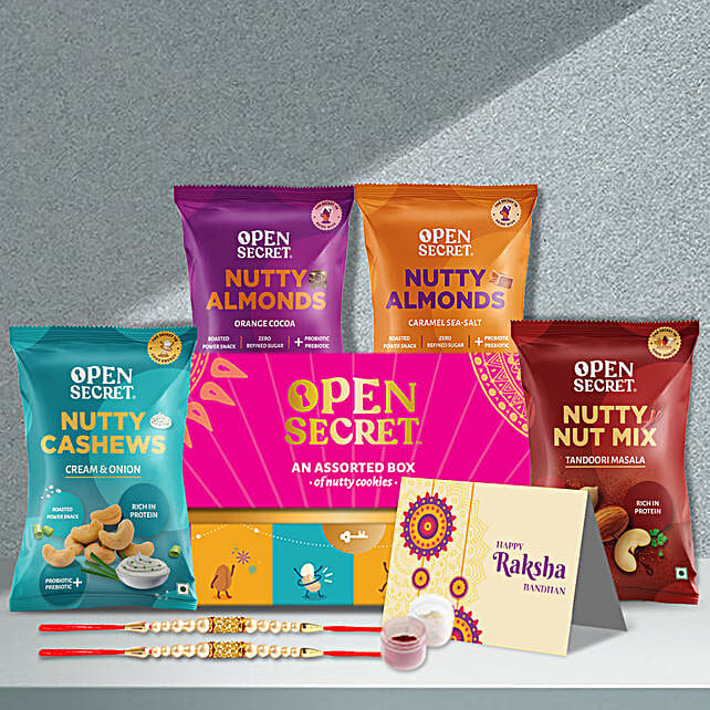 Buy/Send Open Secret Nuts N Cookies Rakhi Special Gift Online- FNP
