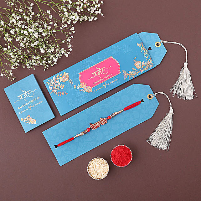 Buy/Send Sneh Sohna Veer Designer Rakhi Online- FNP