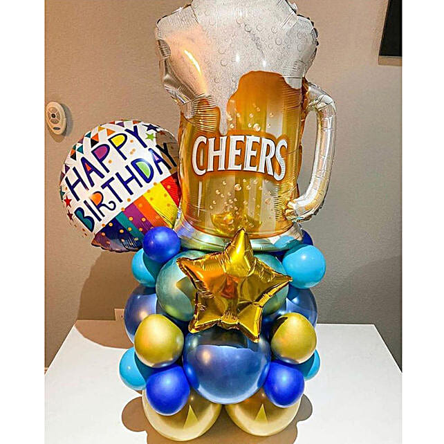 Buy/Send Birthday Cheers Balloon Bouquet Online- FNP
