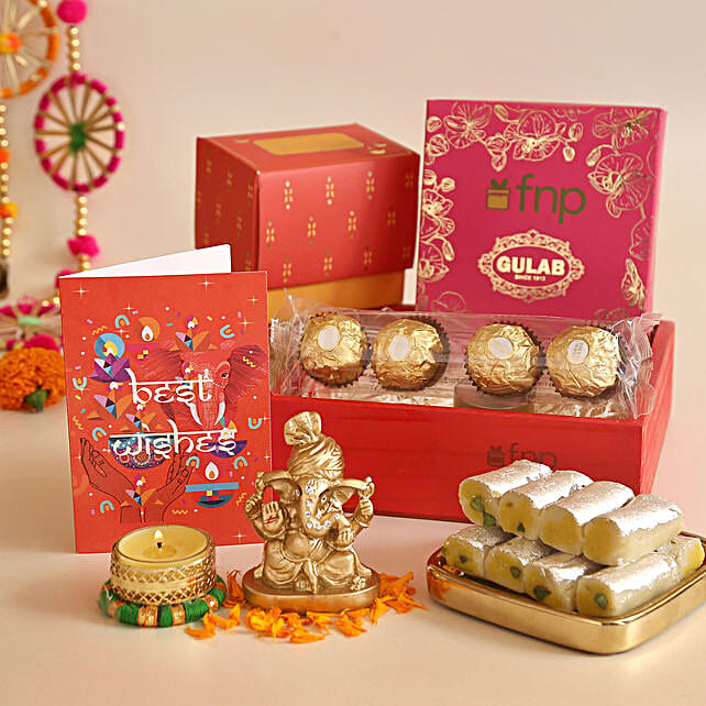 Buy/Send Diwali Wishes Sweets Treats Hamper Online- FNP