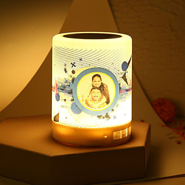 Buy/Send Personalised Multicoloured LED Lamp Speaker Online- FNP
