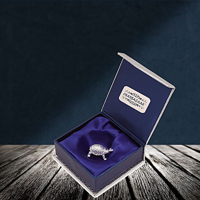 Buy/Send Silver Tortoise Idol Online- FNP