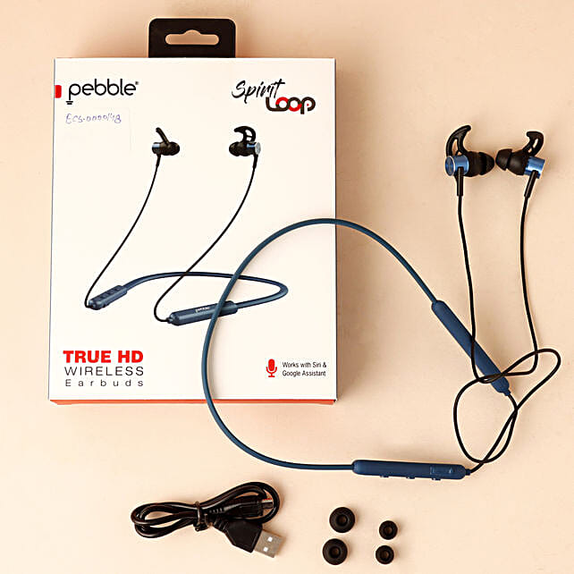 Buy/Send Pebble Bluetooth Wireless Neckband Earphone Online- FNP