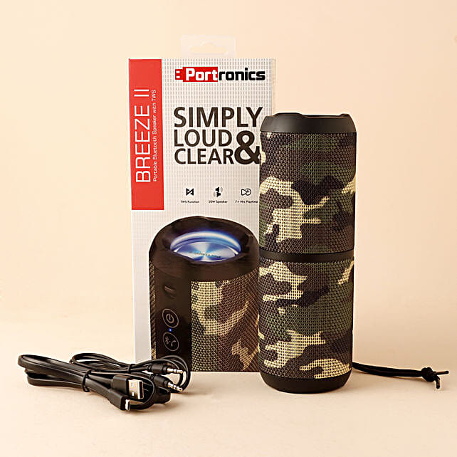 Buy/Send Portronics Portable Bluetooth 4.2 Wireless Speaker Online- FNP