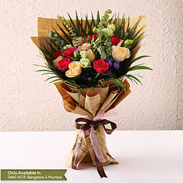 Buy/Send Beautiful Mixed Flowers Bouquet Online- FNP