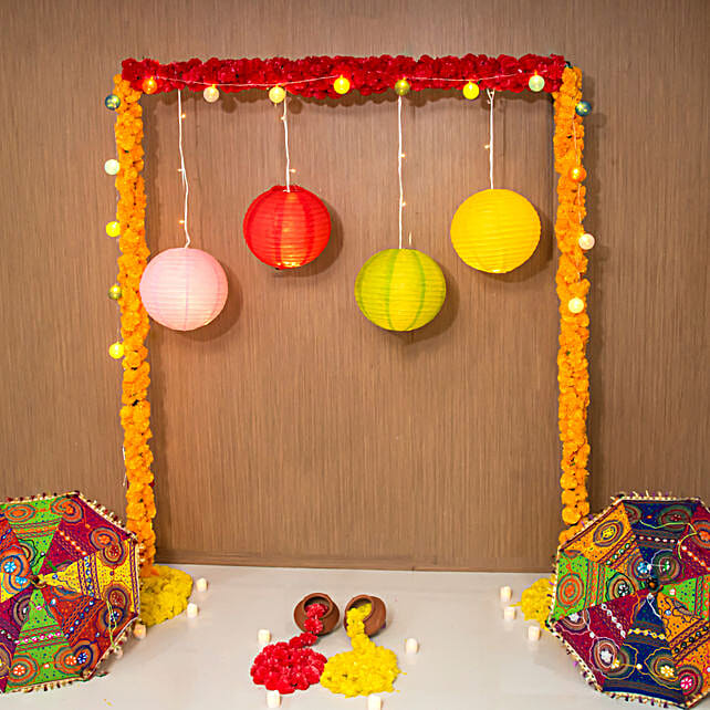 Buy/Send Diwali Celebrations Backdrop Stand Setup Online- FNP