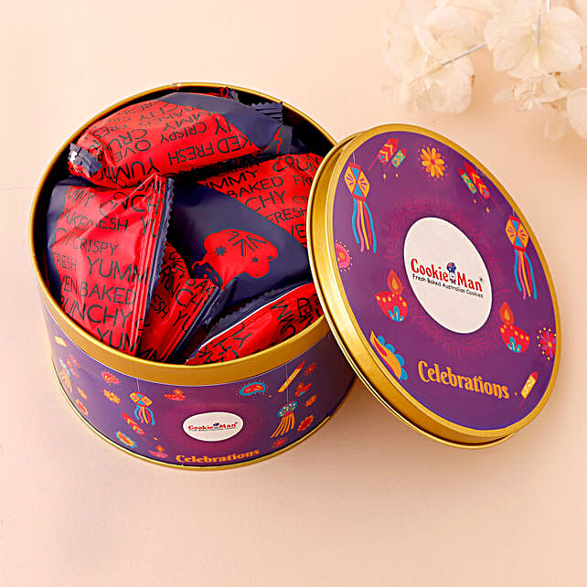 Buy/Send Joyous Diwali CookieMan Assorted Cookies Pack Online- FNP