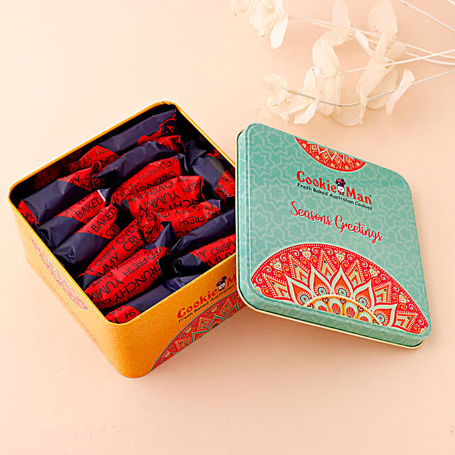 Buy/Send Blissful Diwali CookieMan Assorted Cookies Pack Online- FNP