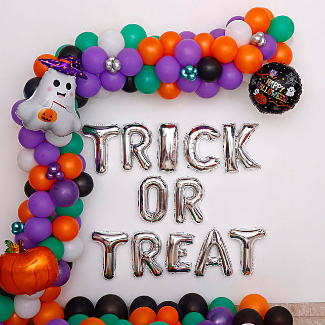 Buy/Send Trick Or Treat Spooky Halloween Balloon Decor Online- FNP