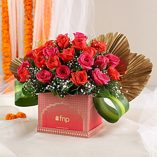 Buy/Send Rosy Delight Box Arrangement Online- FNP