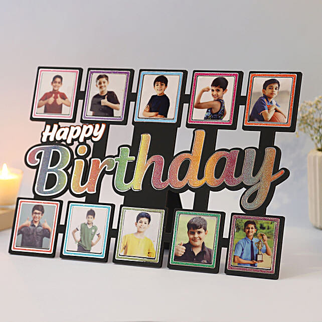 Buy/Send Personalised Birthday Wishes Multi Photo Frame Online- FNP