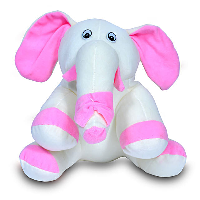 Buy/Send Cute Sitting Elephant Toy Online- FNP