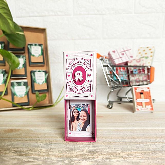 Buy/Send Personalised Secret Santa Matchbox Hamper Online- FNP