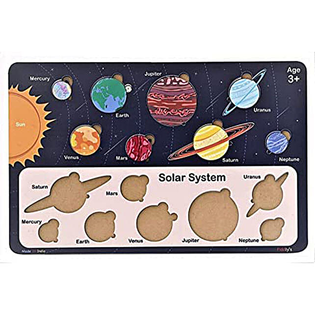Buy/Send Fiddly's Solar System Wooden Puzzle for Kids Online- FNP