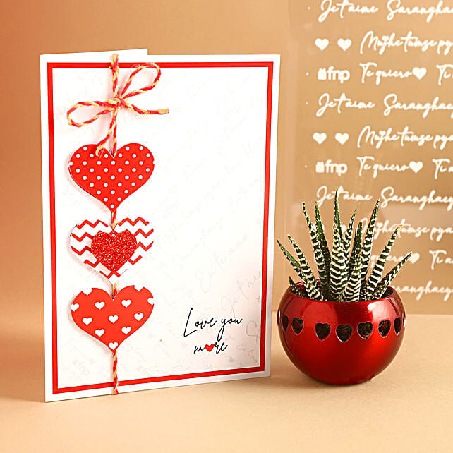 Buy/Send Wellness Wish Card & Plant Combo Online- FNP