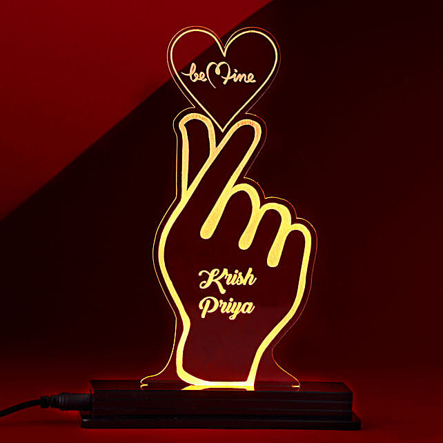 Buy/Send Personalised Engraved Love Lamp Online- FNP