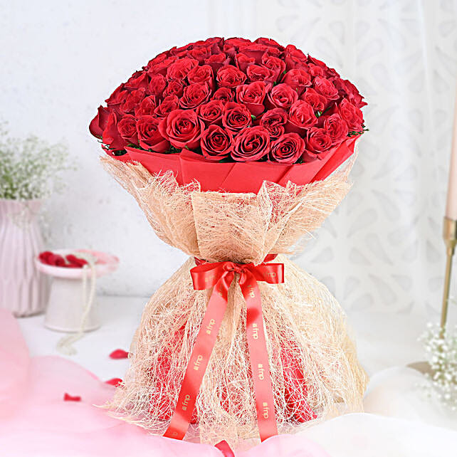 Buy/Send Timeless Love 75 Roses Bouquet Online- FNP