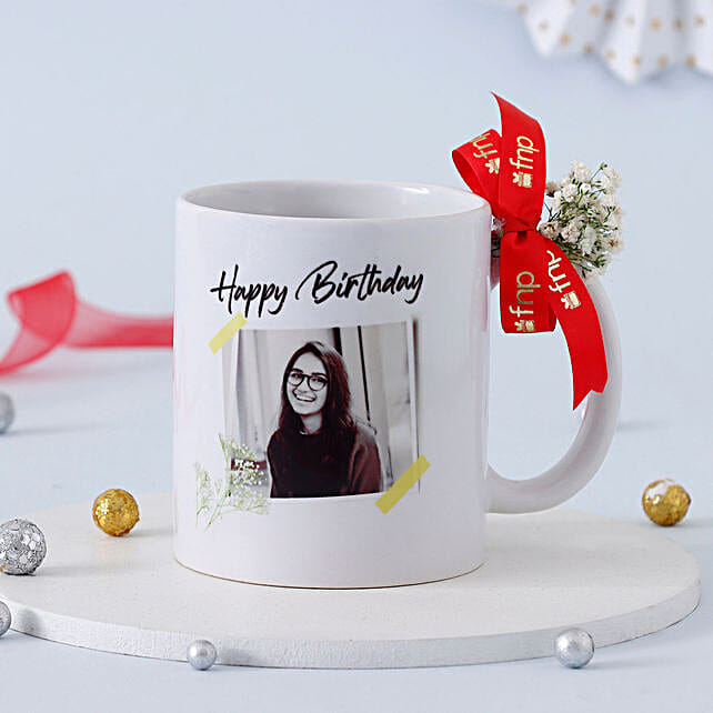 Buy/Send Personalised Happy Birthday Mug Online- FNP