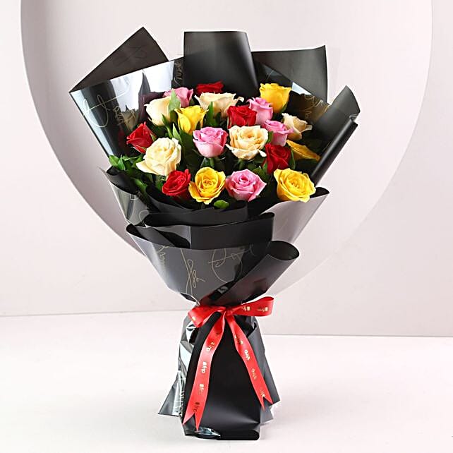 Buy/Send Glamorous Rose Bouquet Online- FNP