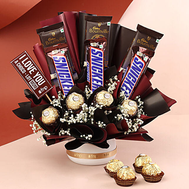 Buy/Send Premium Chocolate Arrangement Online- FNP