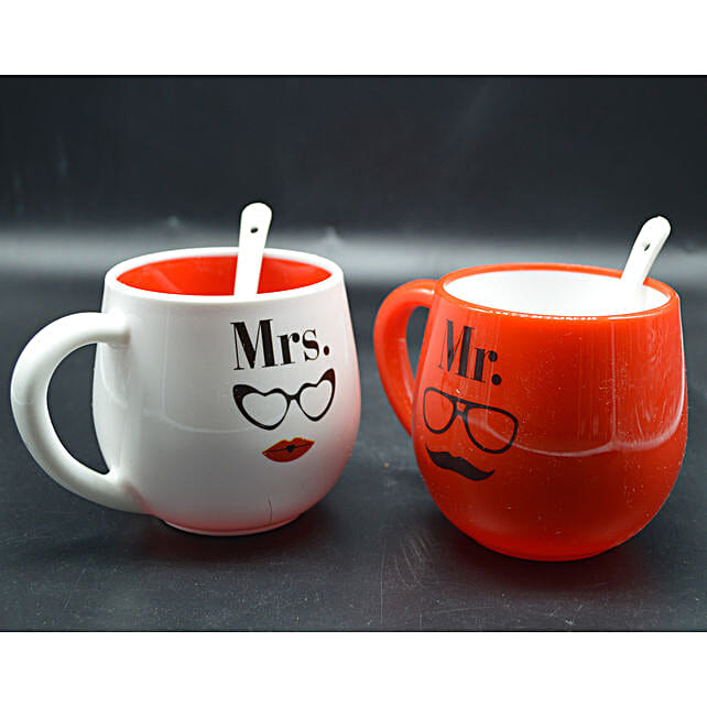 Buy/Send Mr. & Mrs. Coffee Mug Combo Online- FNP