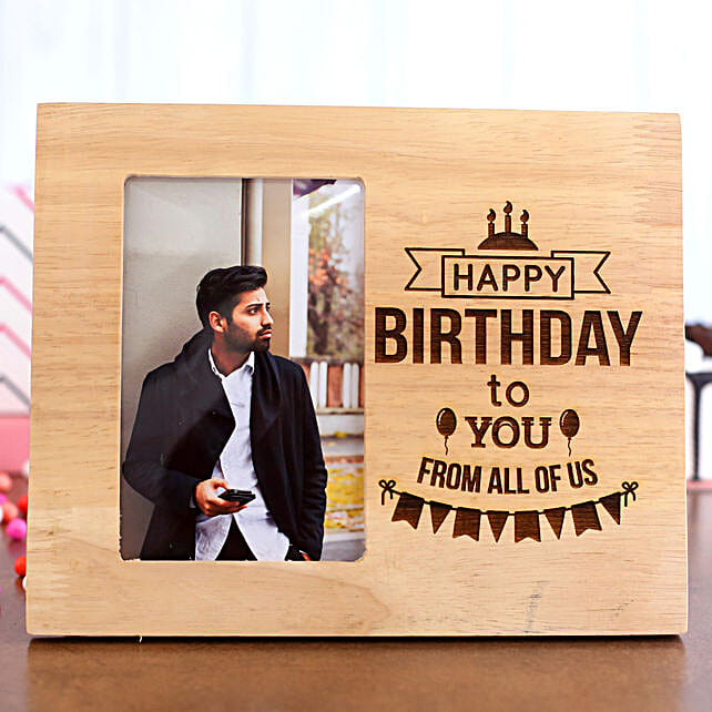Buy/Send Birthday Personalised Photo Frame Online- FNP