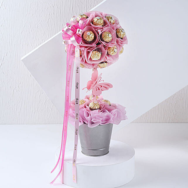 Buy/Send Butterfly Chocolate Bucket Online- FNP
