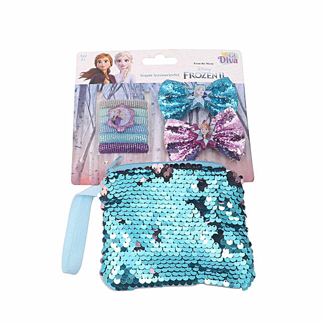 Buy/Send Frozen Sparkle Hair Accessories Set Online- FNP