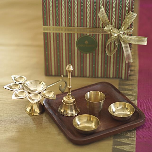 Buy/Send Courtyard Panchmukhi Pooja Gift Box Online- FNP