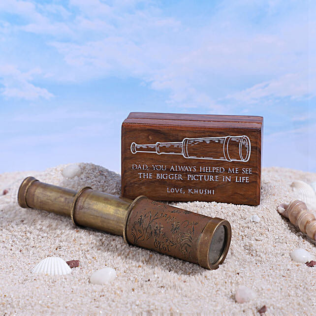Buy/Send Engraved Telescope with Personalised Box Online- FNP