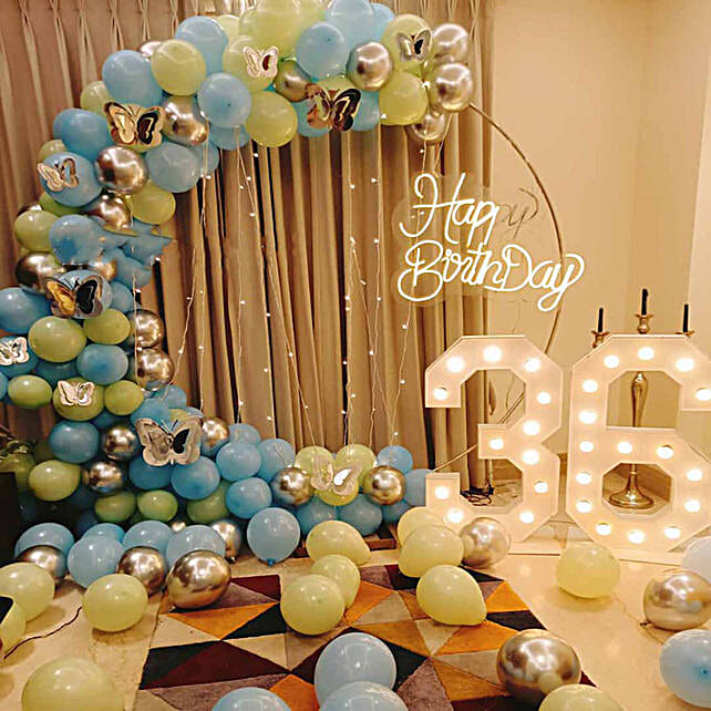 Buy/Send Birthday Sparkle LED Decoration Online- FNP