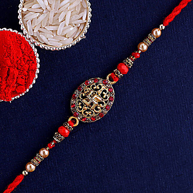 Buy/Send Sneh Colourful Aura Designer Rakhi Online- FNP
