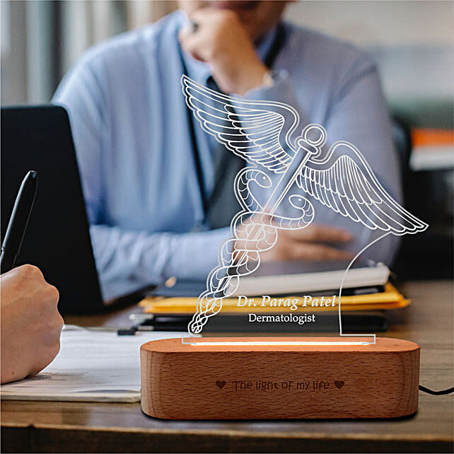 Buy/Send Personalised Doctor Logo Lamp Online- FNP
