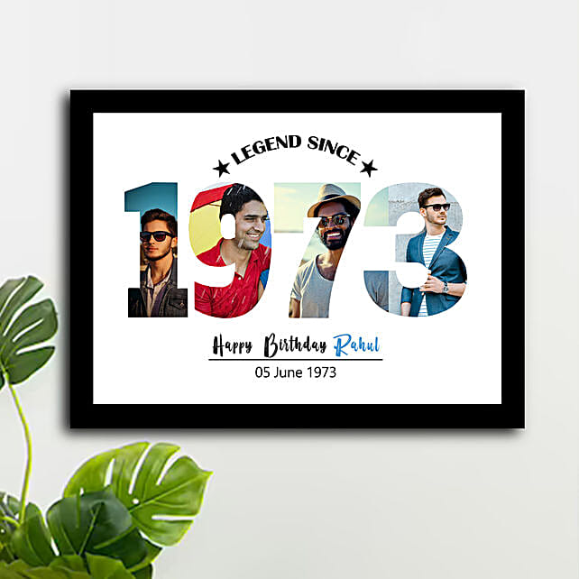 Buy/Send Personalised Legend Since Photo Frame Online- FNP