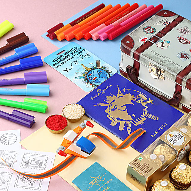 Buy/Send Sneh 23 Lego Aviator Rakhi For Kids With Chocolates And ...