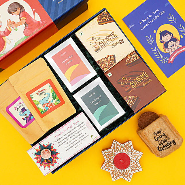 Buy/Send Plantable Rakhi N Extravagant Hamper Online- FNP